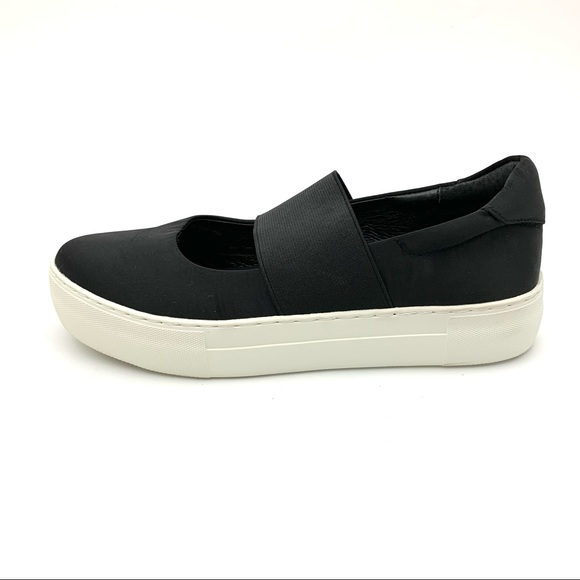 J/SLIDES | Shoes | Jslides Alastic Black Satin Mary Jane Platform ...